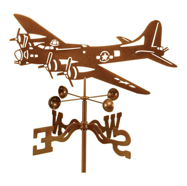 Piper Style Airplane Weather Vane | Airplane Wind Vane | Decor