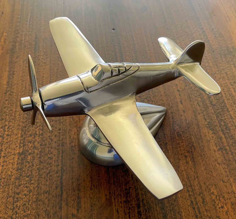Vintage Airplanes Mobile | Realistic Wooden Airplanes