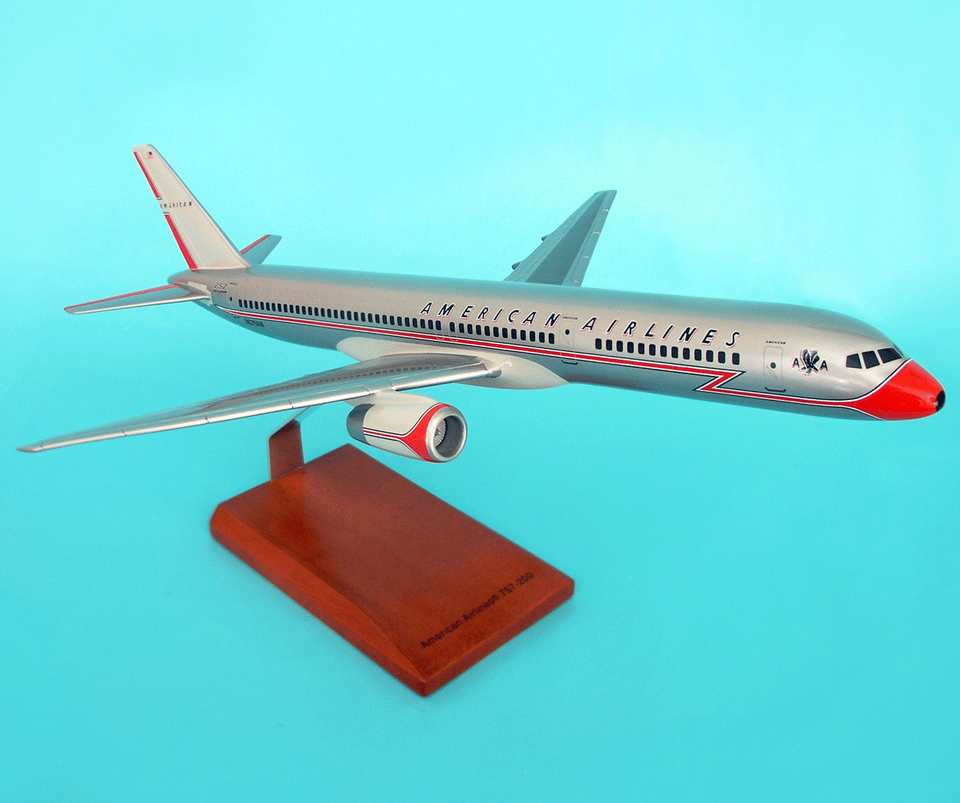 American 757 40th Anniversary Model Airplane | Cool Collectible Model Plane