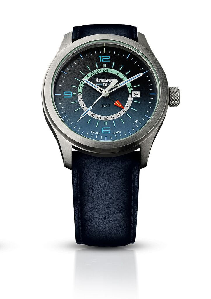 P-59 Aurora GMT blue Traser Watch