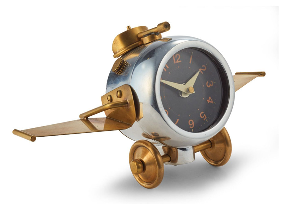 Spitfire Aircraft Replica Table Clock | Cool Airplane Memorabilia