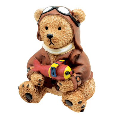 Bear Pilot Piggy Bank