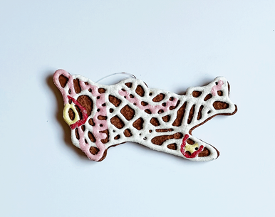 Airplane Gingerbread Ornament | Unique Holiday Ornaments