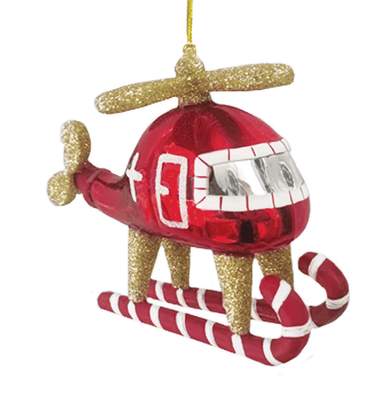 Helicopter Christmas Ornament | Helicopter Tree Decorations