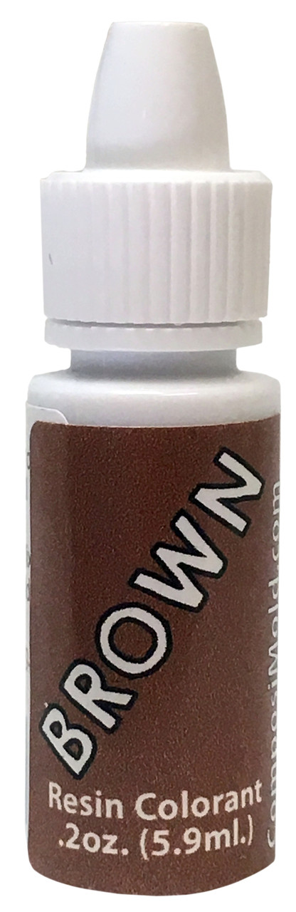 Brown Epoxy Pigment (Colorant, Dye, Tint) 6cc (0.2 oz.) - ComposiMold.com