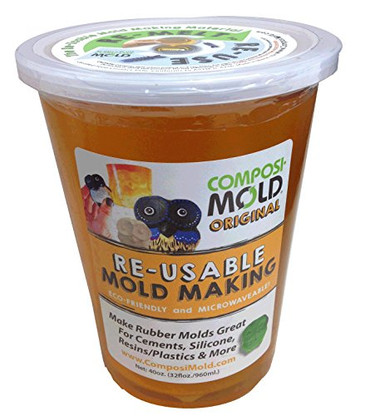 ComposiMold LT40 Reusable Molding Material, Craft Molds, 40-Ounce ...