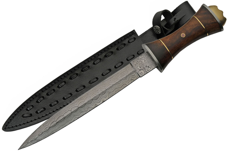 14" BRASS CROWN DAGGER - Warrior Emporium
