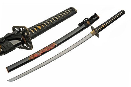 Fire Dragon Samurai Sword