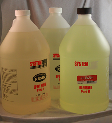 3 Gallon Kit #1, System Three Epoxy Fast - Fiberglass Supply