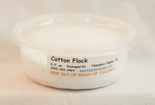 8 fl. oz. Cotton Flock - Fiberglass Supply