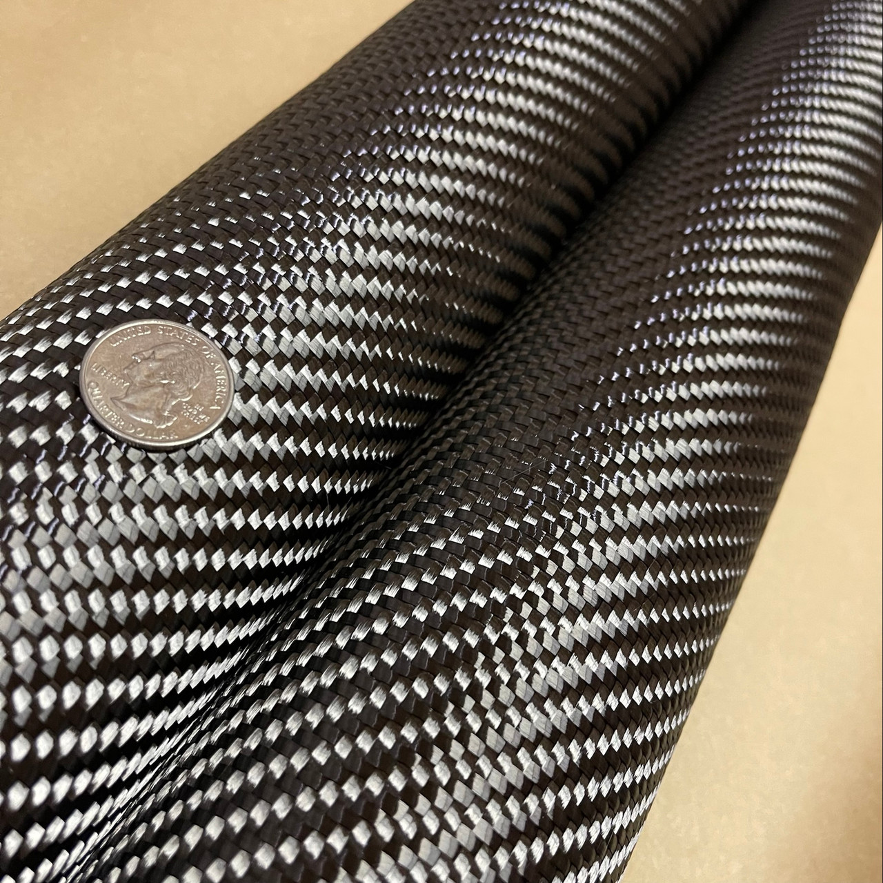 20oz 2x2 twill 12K Carbon Fiber Fabric 50" Wide