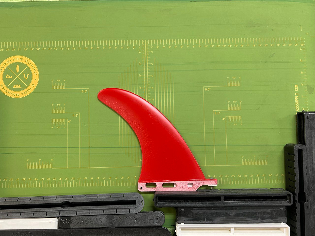 7.5 inch Longboard Fin - Fiberglass Supply