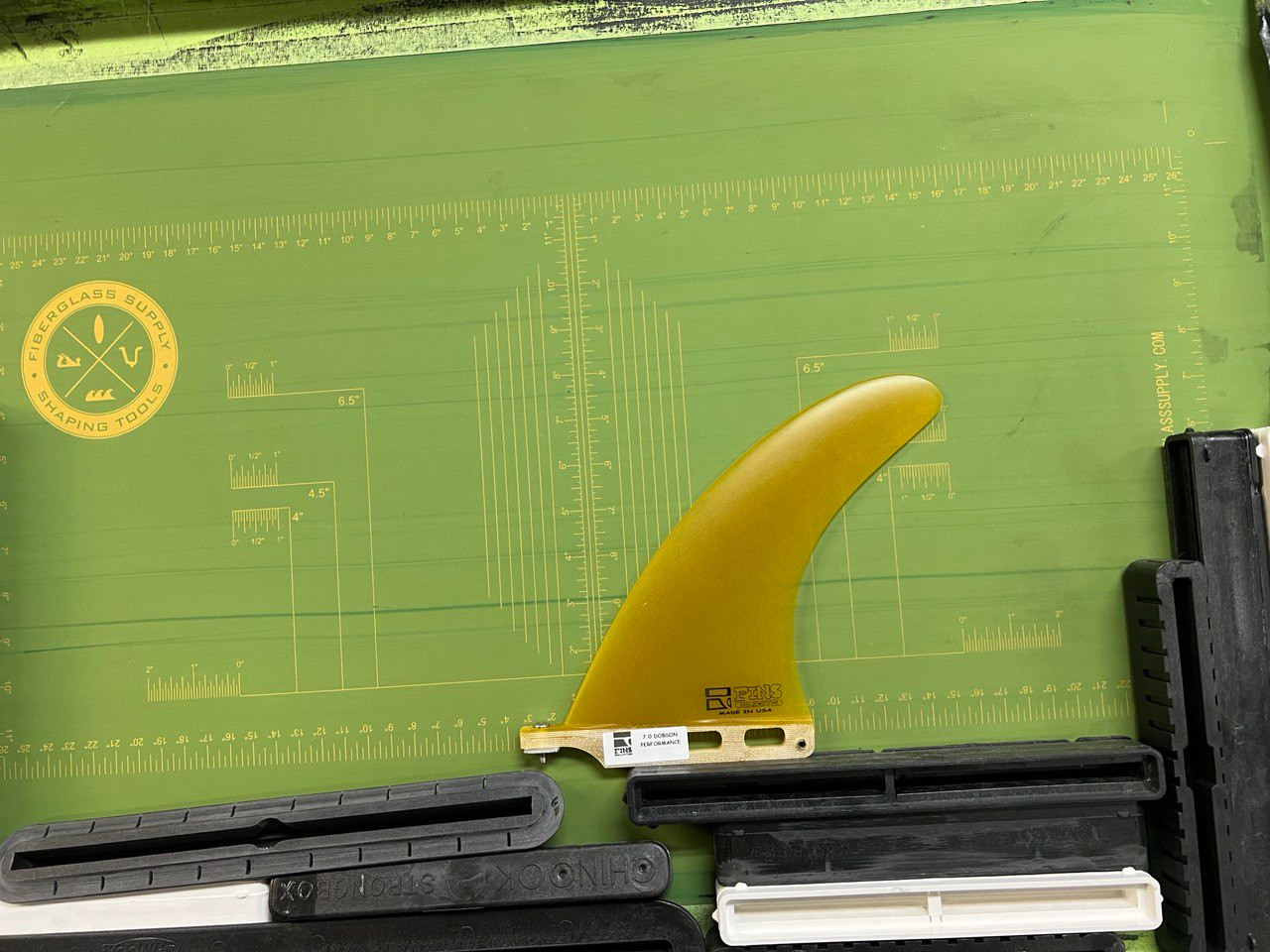 7 inch Longboard Fin - Fiberglass Supply
