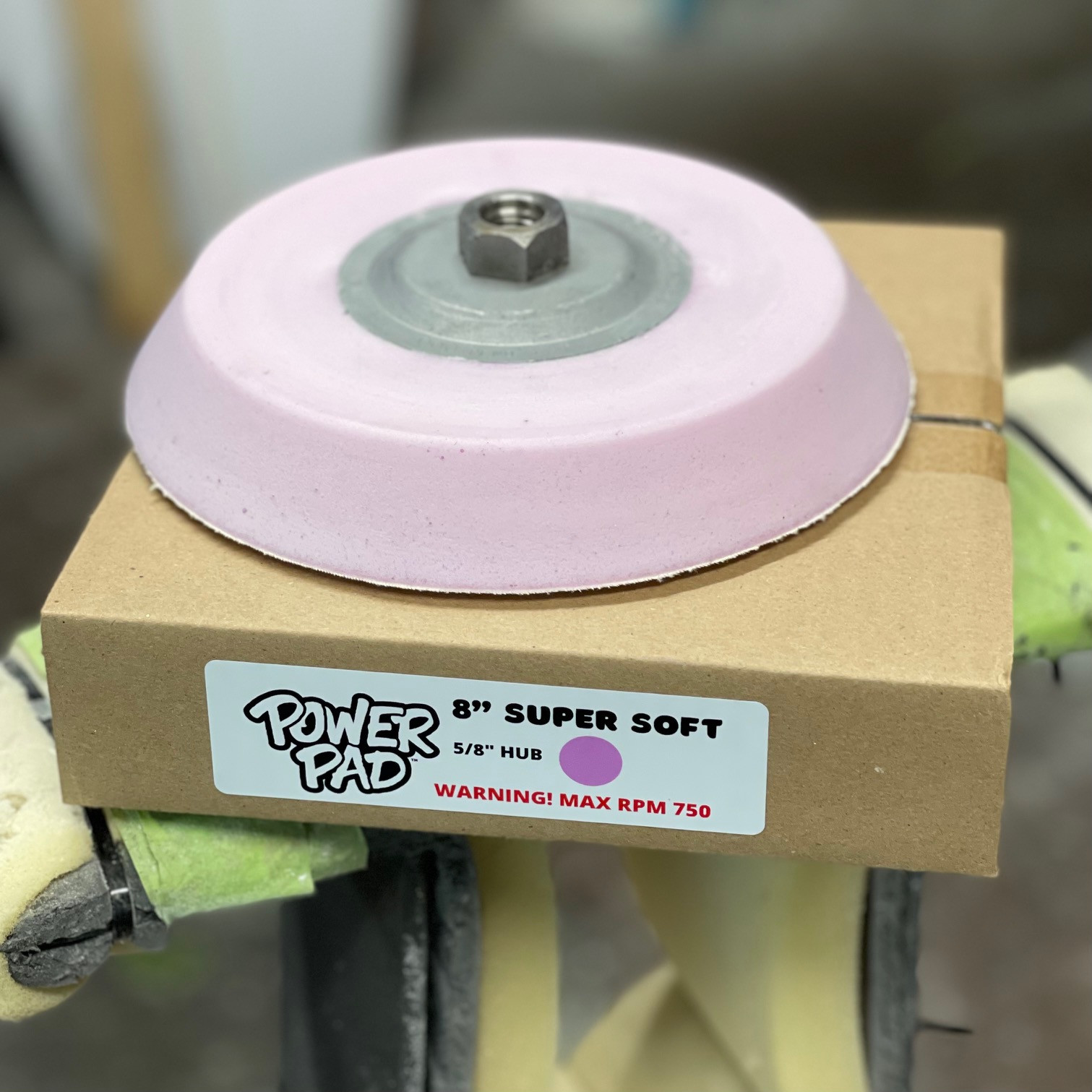 Power Pads - Sanding pads for sanding surfboards, SUPs, and Sailboards