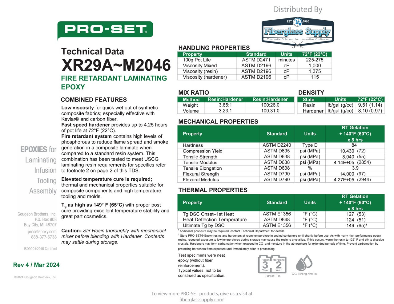 Epoxy - PRO-SET® - Fiberglass Supply