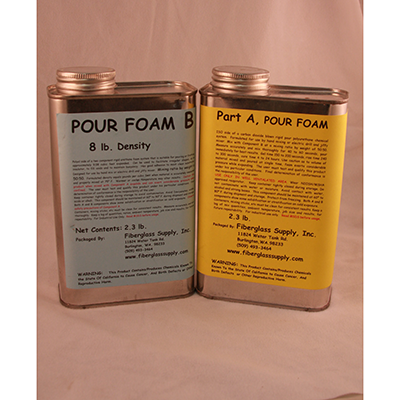 2 Pint Kit, 8 lb. Density Pour Foam - Fiberglass Supply