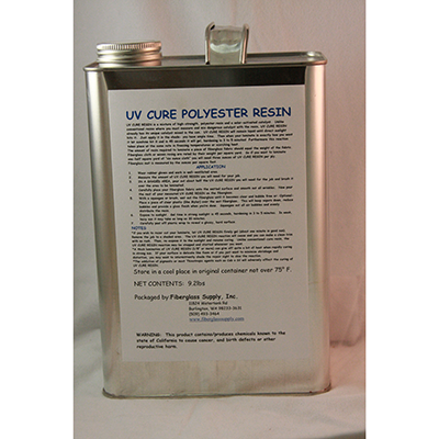 Gallon, UV Cure Polyester Resin - Fiberglass Supply