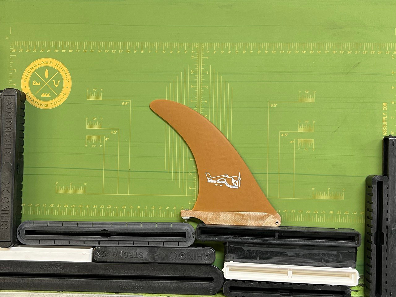 7.5" Greenough 4-A, Box Fin