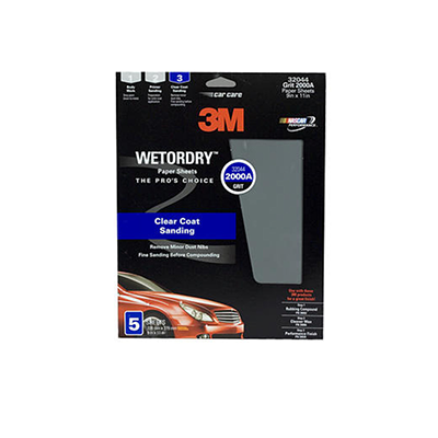400 Grit 3M Imperial Wet/Dry Sandpaper 9x11 Sheets - Fiberglass Supply