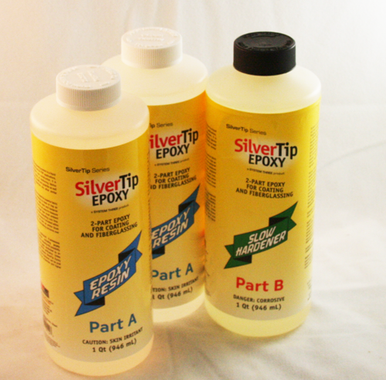 (S)3 Quart Kit Silvertip Laminating Epoxy Kit - Fiberglass Supply