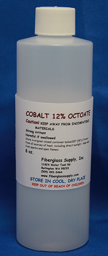 Cobalt 12 percent Octoate 8 oz - Fiberglass Supply