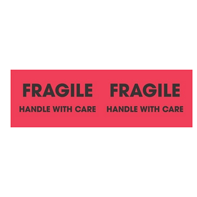 Handle With Care Warn Label - Fiberglass Supply