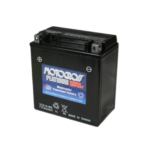 Motocross YTX16-BS 14Ah 230 CCA Maintenance-Free PowerSports Battery