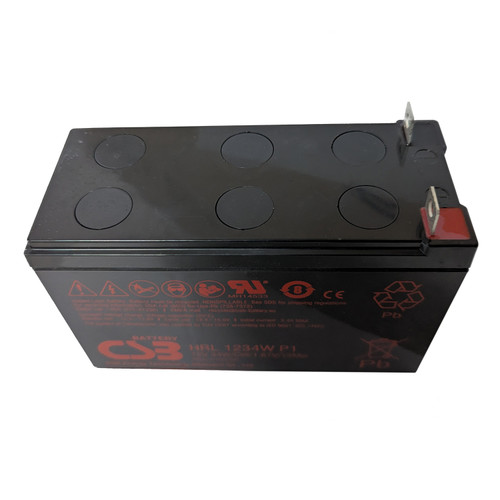 CSB HRL1234W-P1 High Rate Long Life AGM Battery with NB Terminal