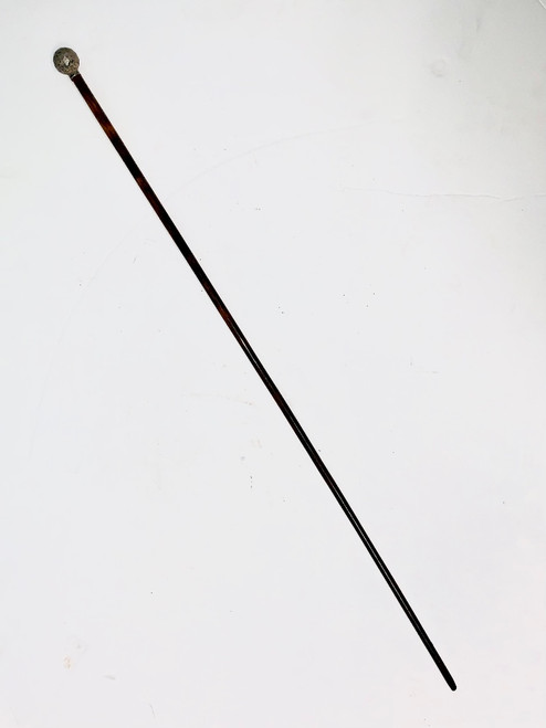 Rare Antique Sterling Victorian Golf Ball Top Golfing Cane Swagger ...