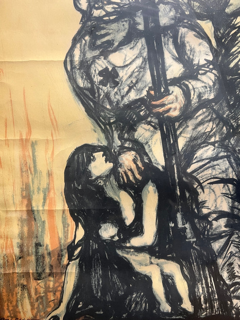 Antique Original WW1 Poster “Halt the Hun” Third Liberty Loan Drive ...