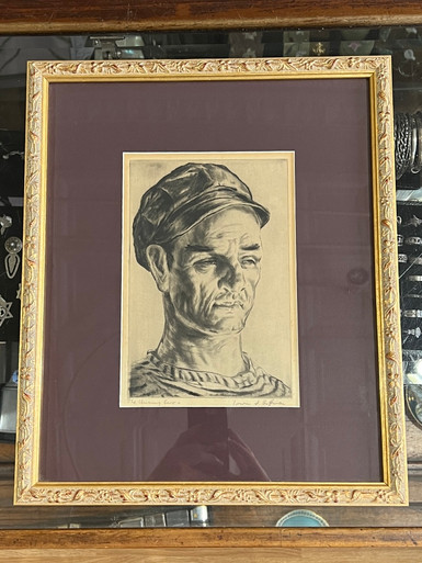 Vintage Irwin D. Hoffman “The Unsung Hero” Limited Etching Portrait ...