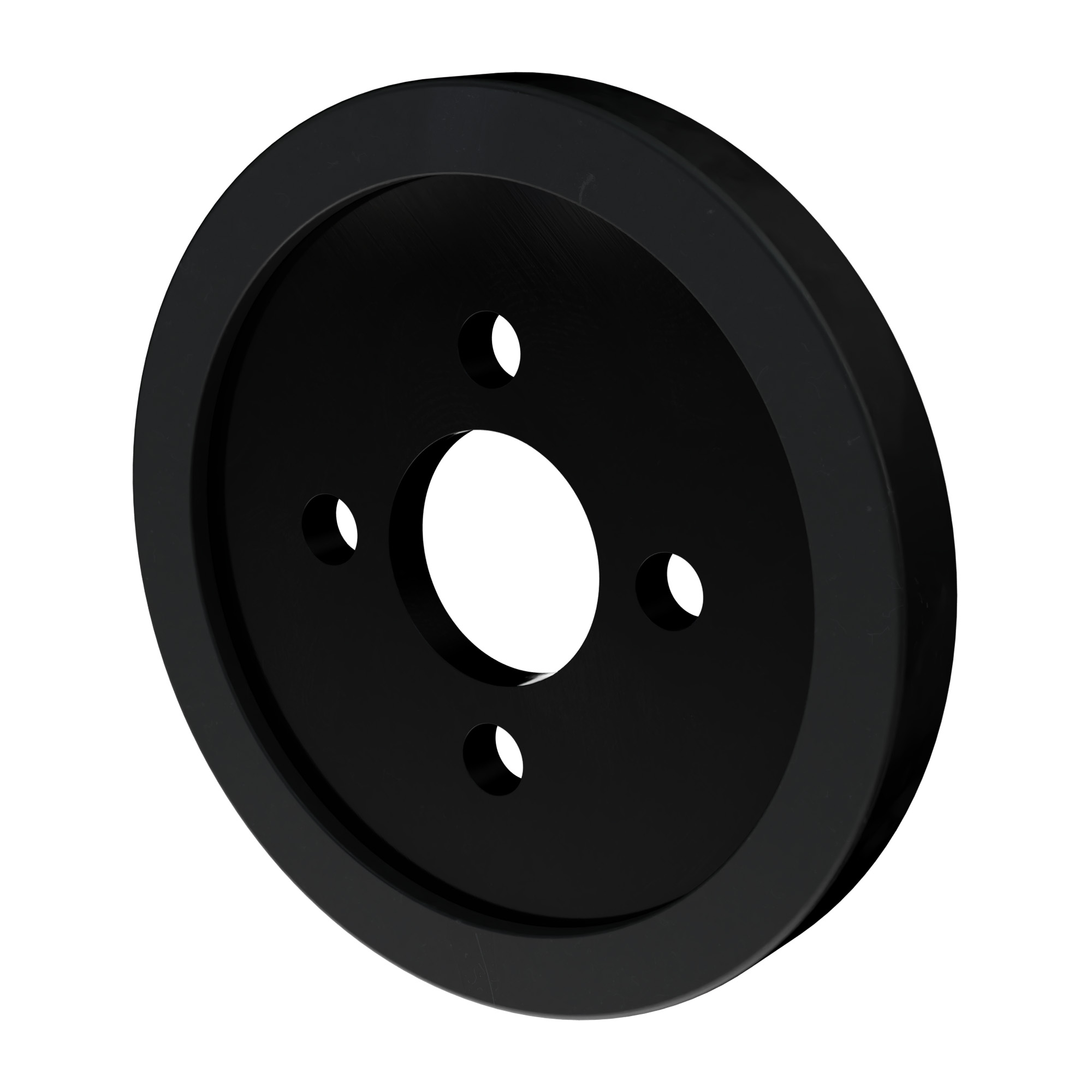 2" Acrylic Disc Wheel (Black) - 2 Pack - ServoCity