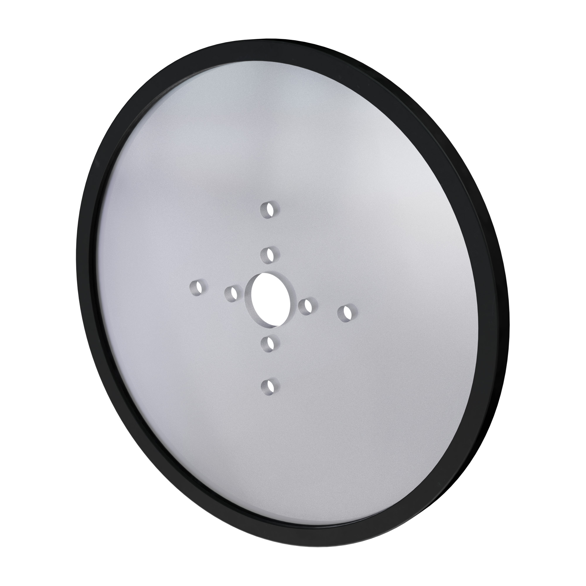 5" Acrylic Disc Wheel (Clear) - 2 Pack - ServoCity