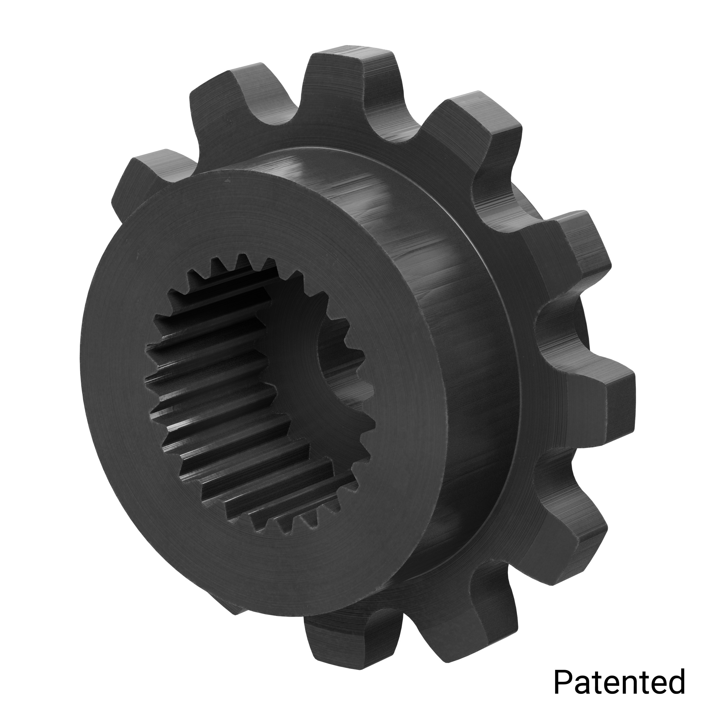 01227 Pitch 12 Tooth Nylon Servo Sprocket With 25 Tooth Spline