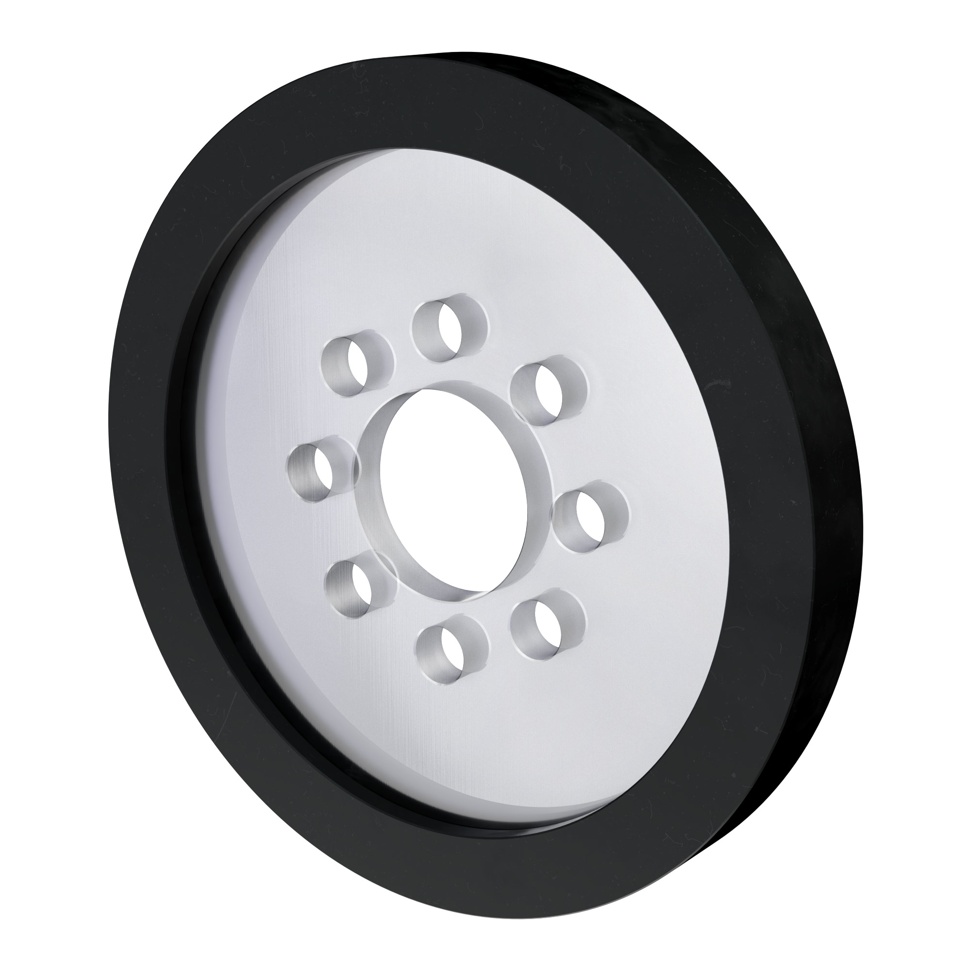2" Clear Acrylic Disc Wheel - 2 Pack - ServoCity