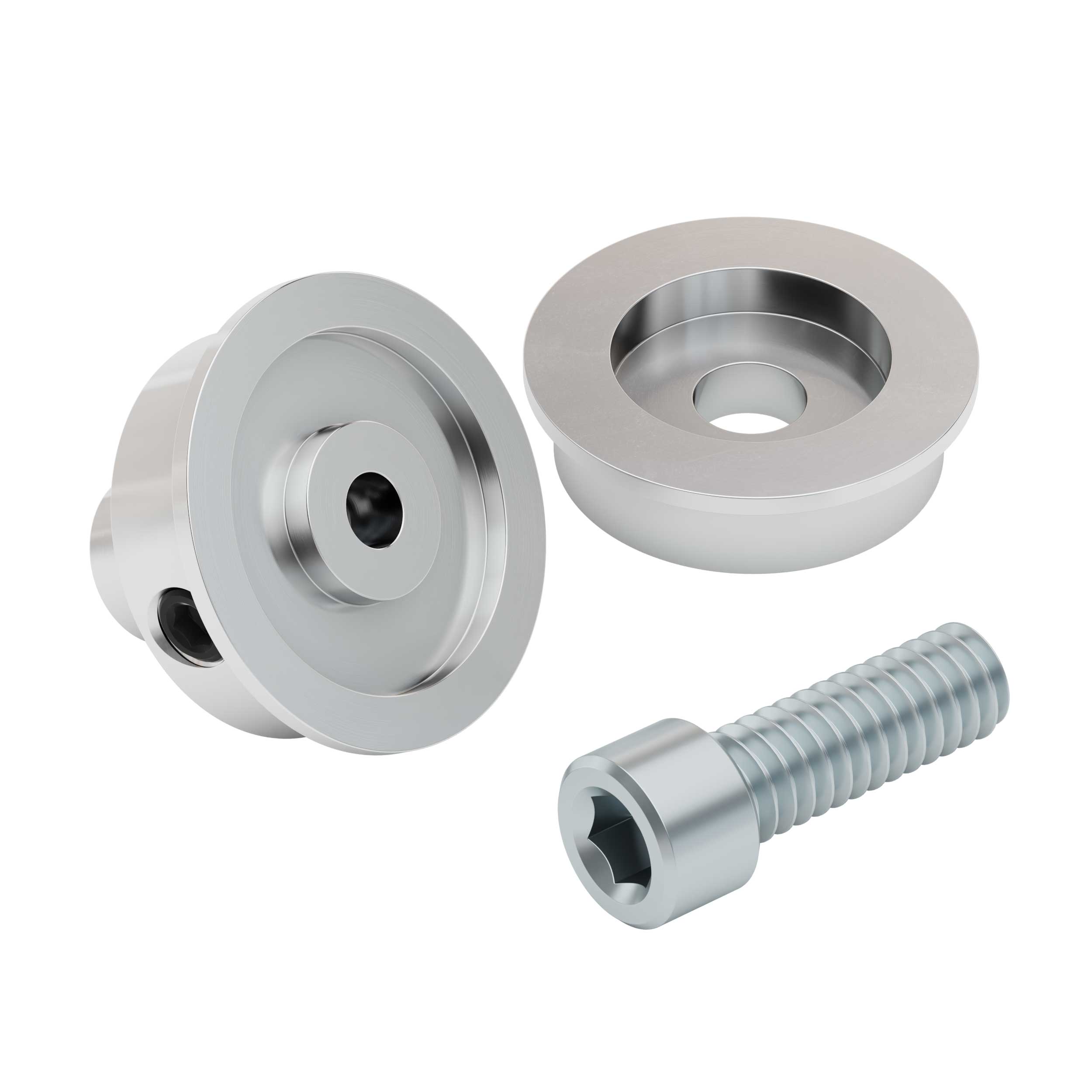 4mm Skate Wheel Mount (Shaft) - ServoCity