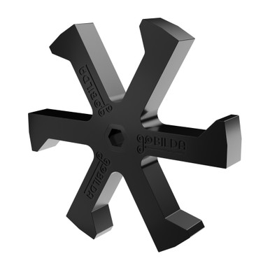 3615 Series Boot-Wheel (8mm REX Bore, 72mm Diameter, 30A Durometer)