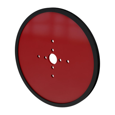 5" Acrylic Disc Wheel (Red) - 2 Pack - ServoCity