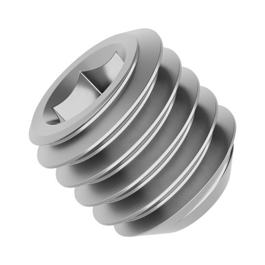 10-32 Stainless Steel Cup-Point Set-Screw (0.1875" Length) - 6 Pack ...