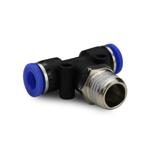 Branch Tee Connector Push Connect Fitting - 5 Pack
