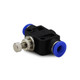 Inline Air Flow Speed Control Valve Push Connect Fitting - 2 Pack
