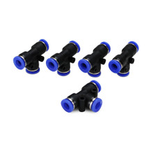 Tee Union Push Connect Fitting - 5 Pack