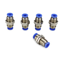 Bulkhead Union Push Connect Fitting - 5 Pack