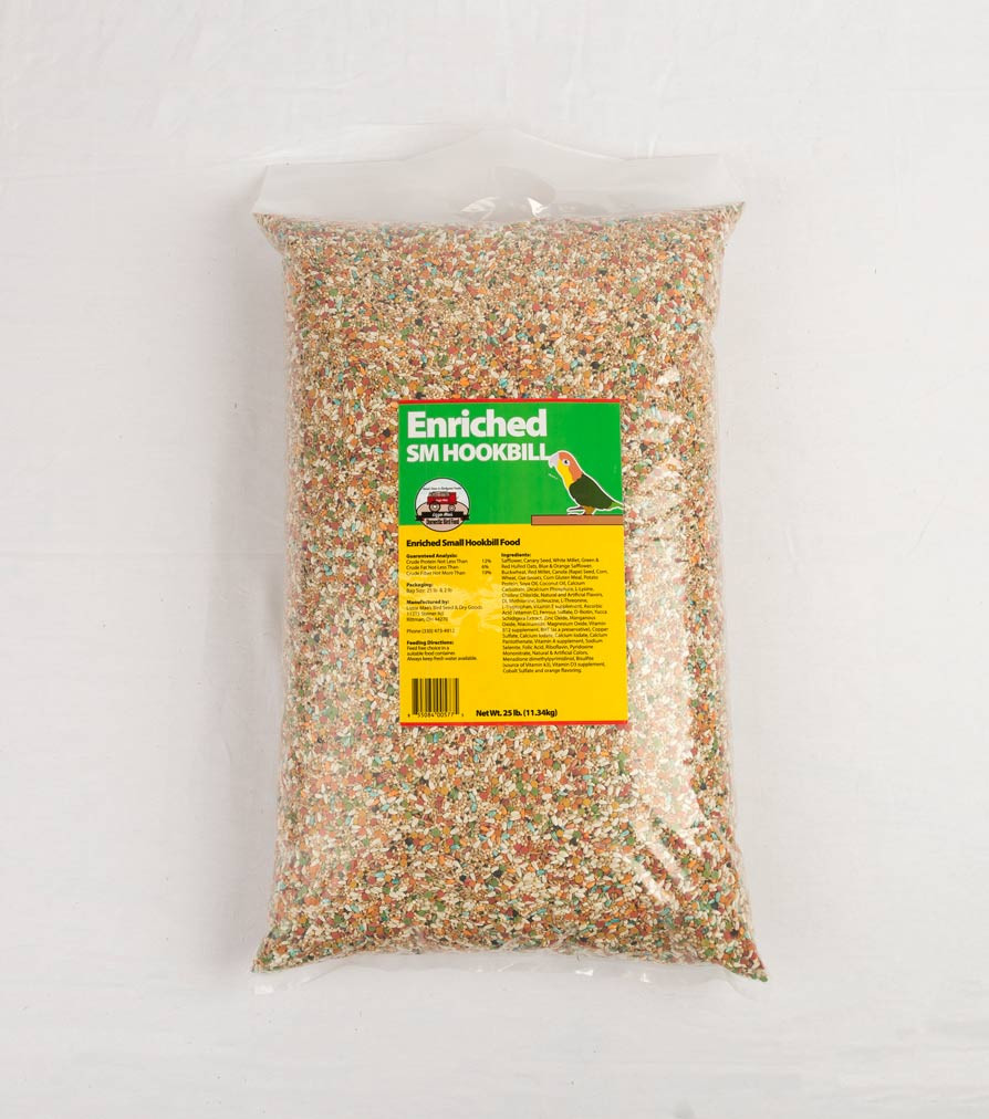 Enriched Small Hookbill Food - Lizzie Mae's Bird Seed