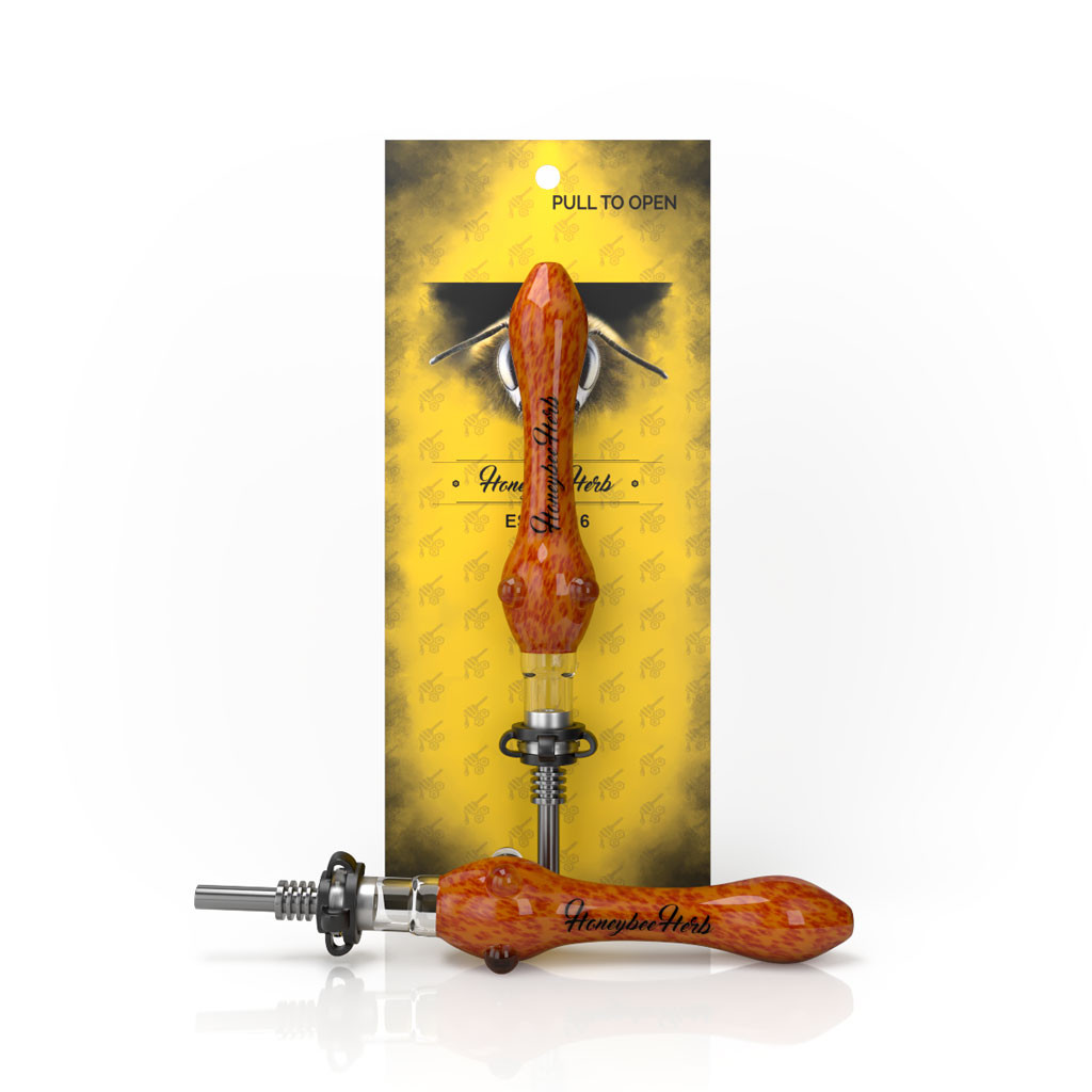 SPECKLED GLASS NECTAR COLLECTOR - HONEYBEE HERB WHOLESALE