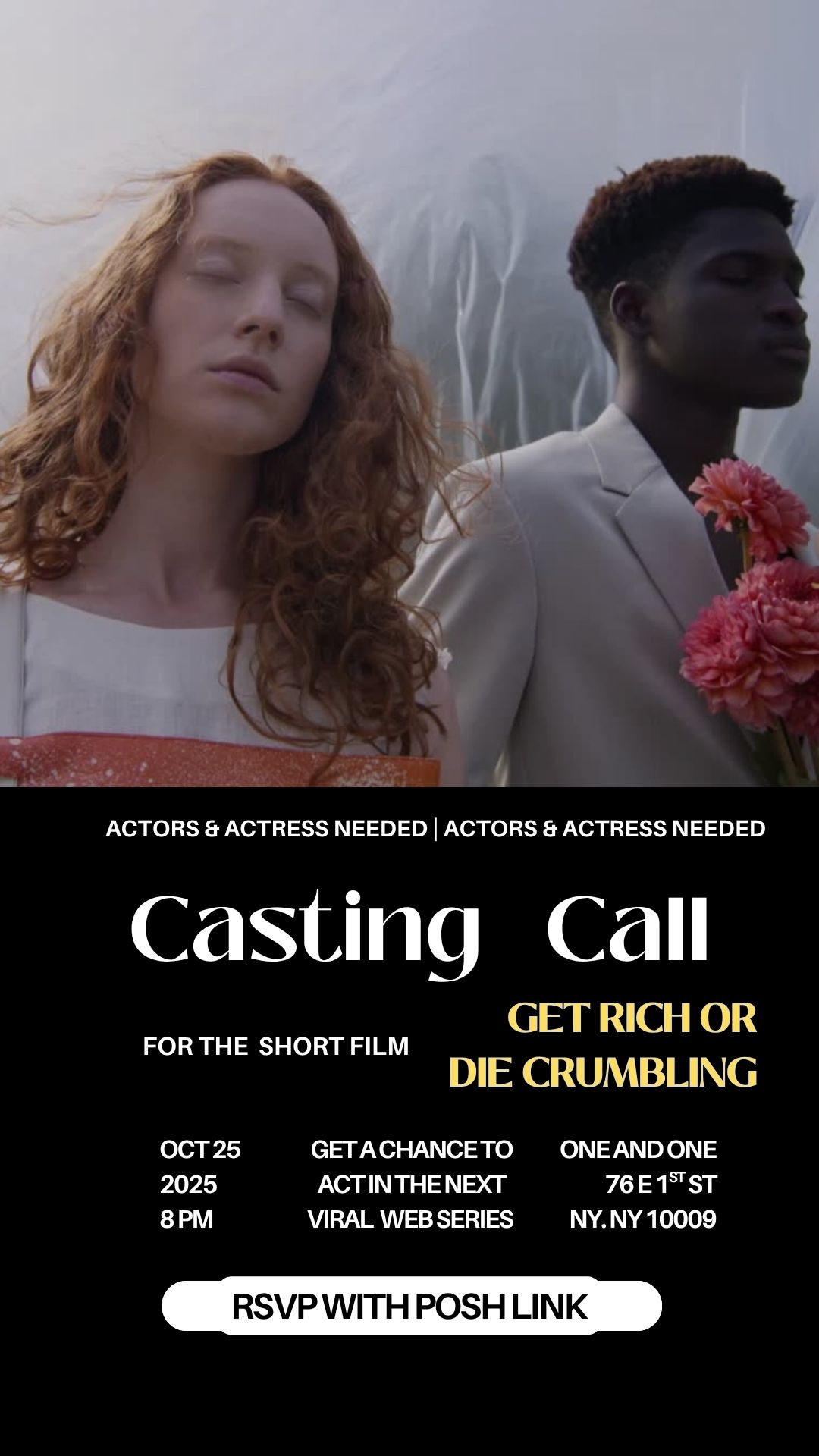 Don't Miss Our NYC Casting Call Mixer This Weekend 10.25! - The Real Grabba