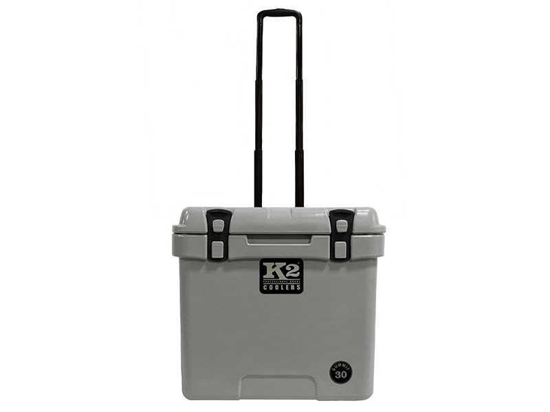 K2 Summit Wheeled 30 Cooler (Steel Gray) - Geo Networking