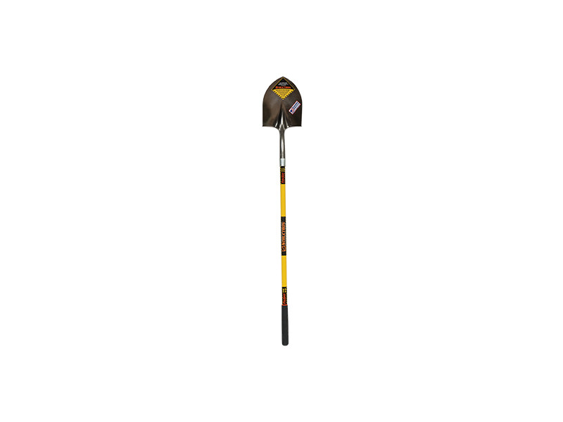 Structron Round Point Shovel (48" Fiberglass Handle) - Geo Networking