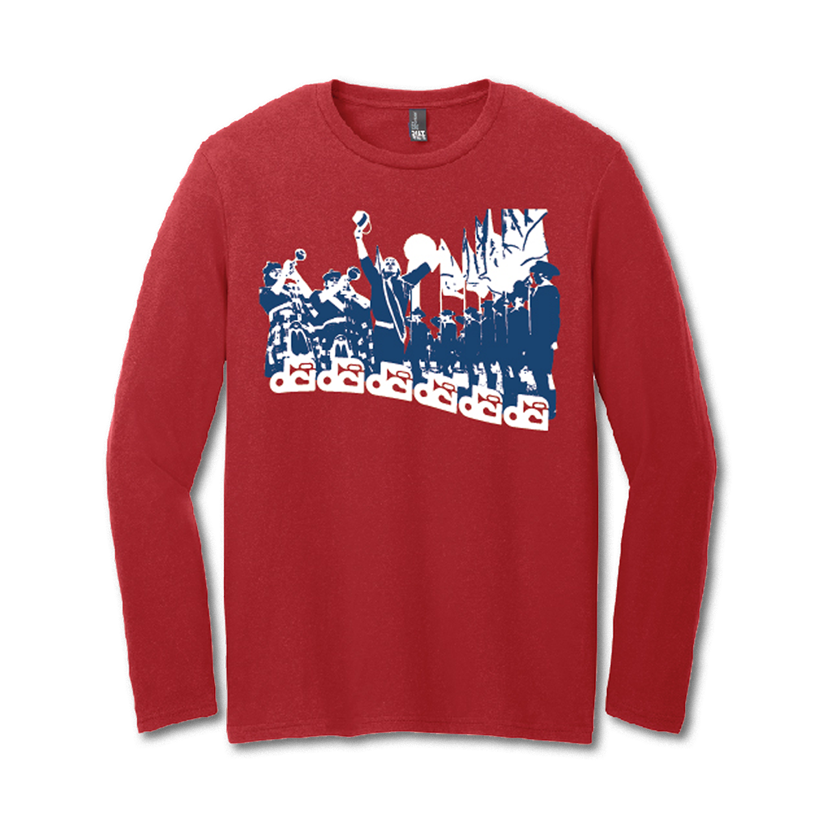 DCI Red Retro Long Sleeve