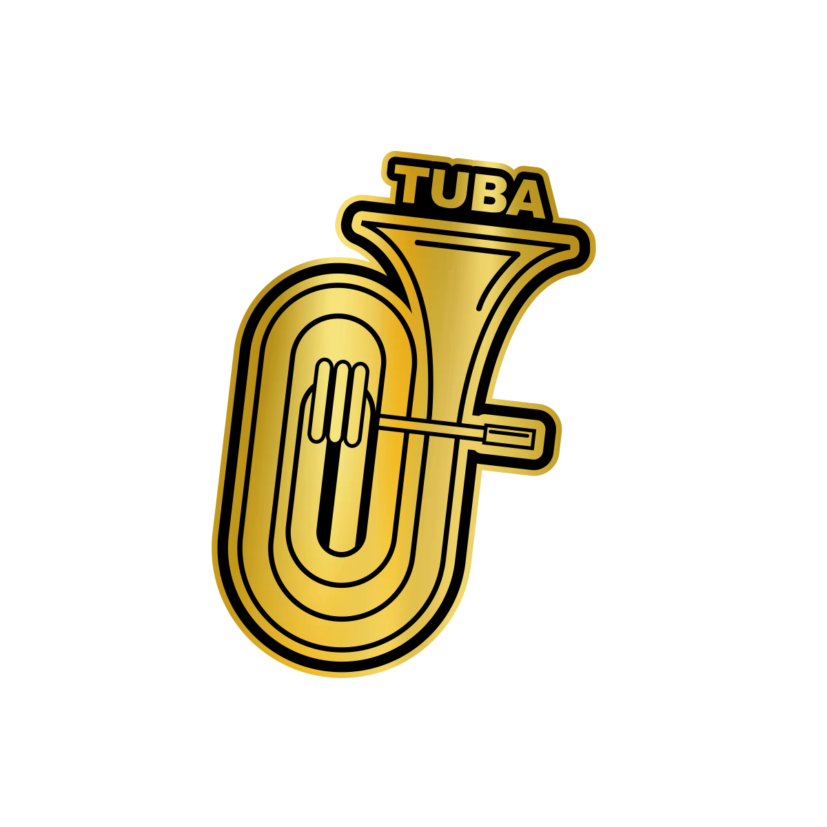 Tuba Sticker